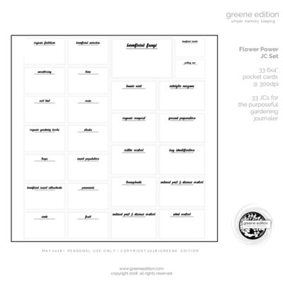 Flower Power Free Page Layout Kit - Greene Edition