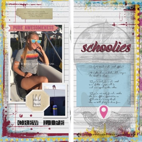 10+ Fun Back to School Layout Ideas - Greene Edition