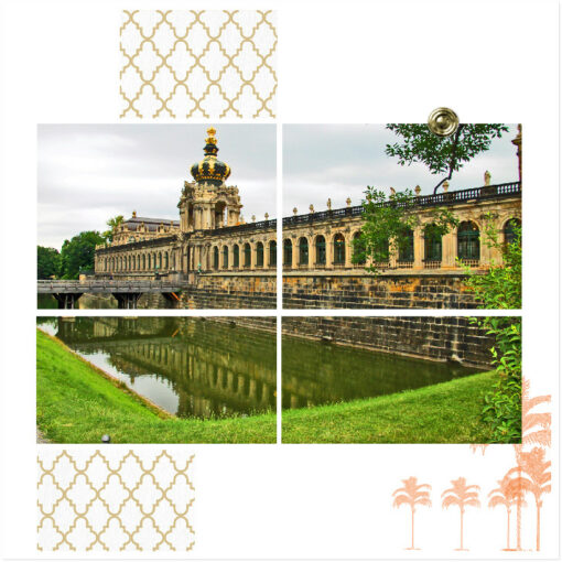 Palm Trees Layered Layout Template Pack - Greene Edition