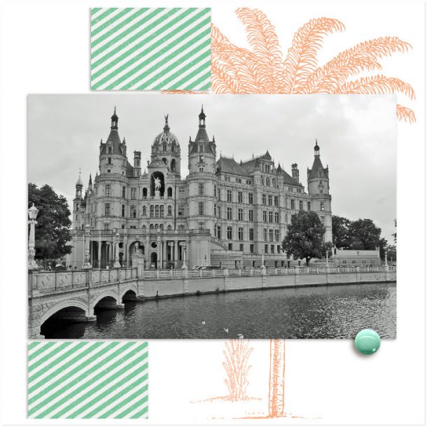 Palm Trees Layered Layout Template Pack - Greene Edition