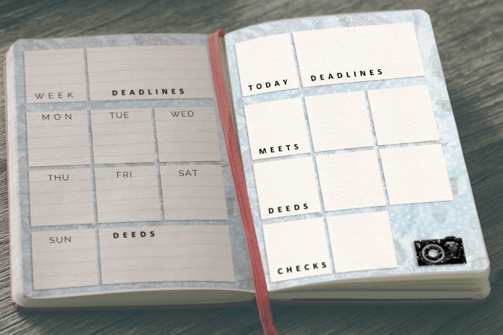 6x8 Planner Page Templates - Greene Edition