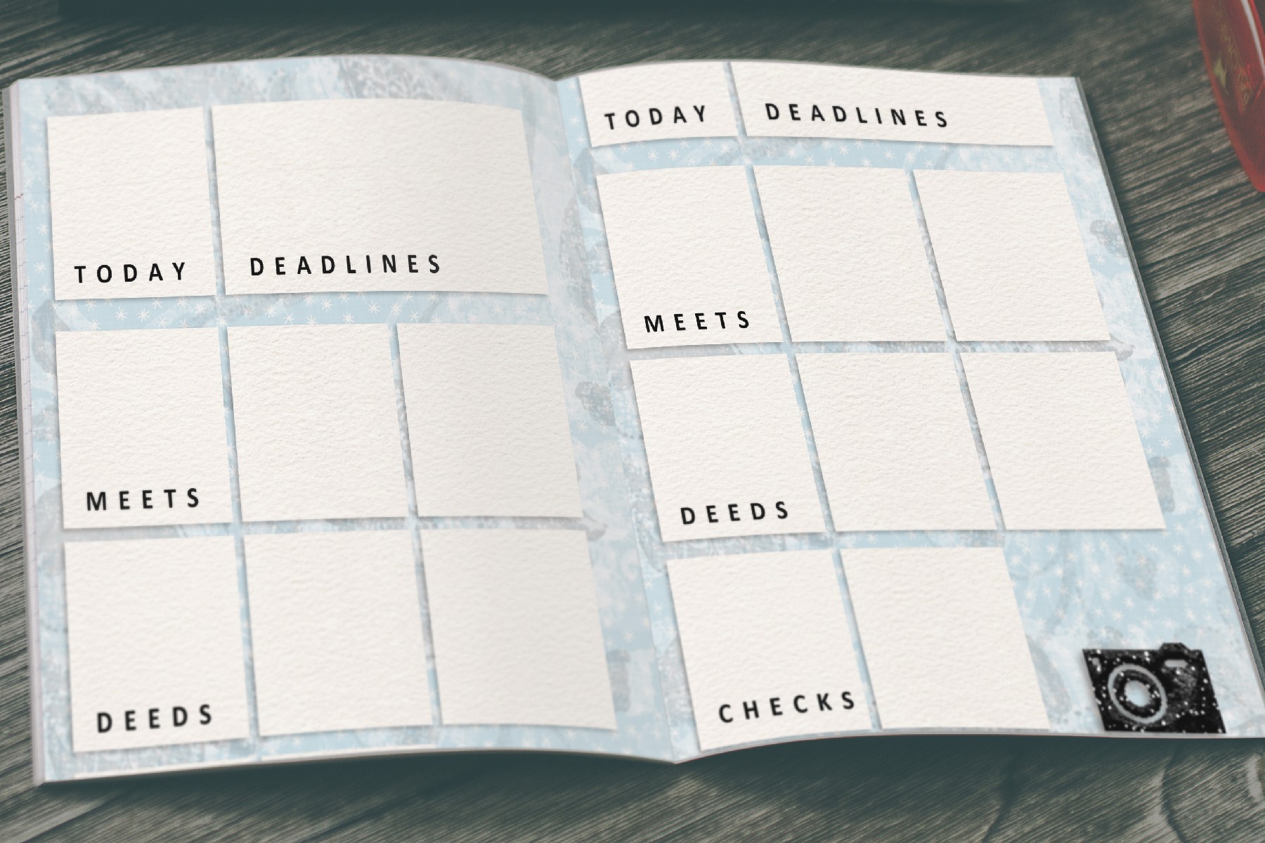 6x8 Planner Page Templates - Greene Edition