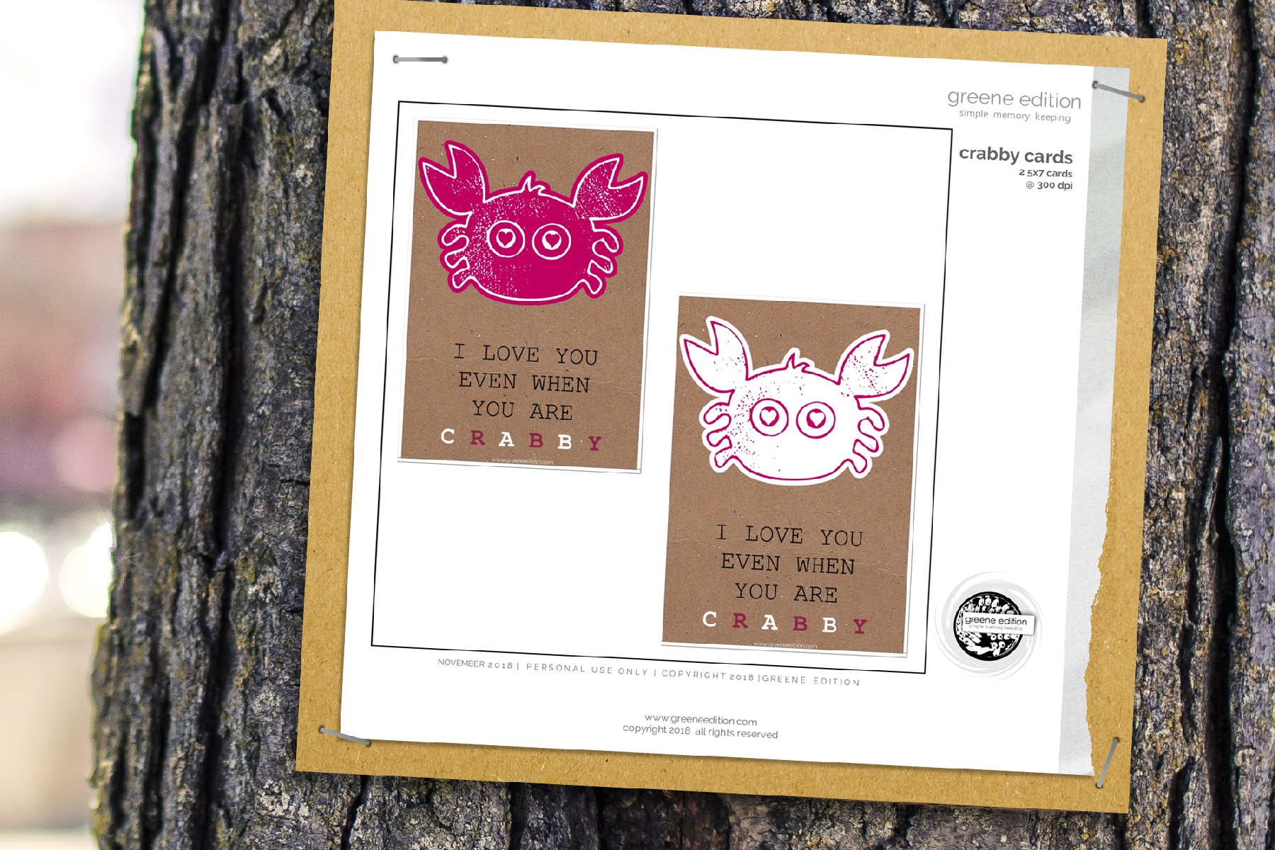 Valentines Freebie - Greene Edition